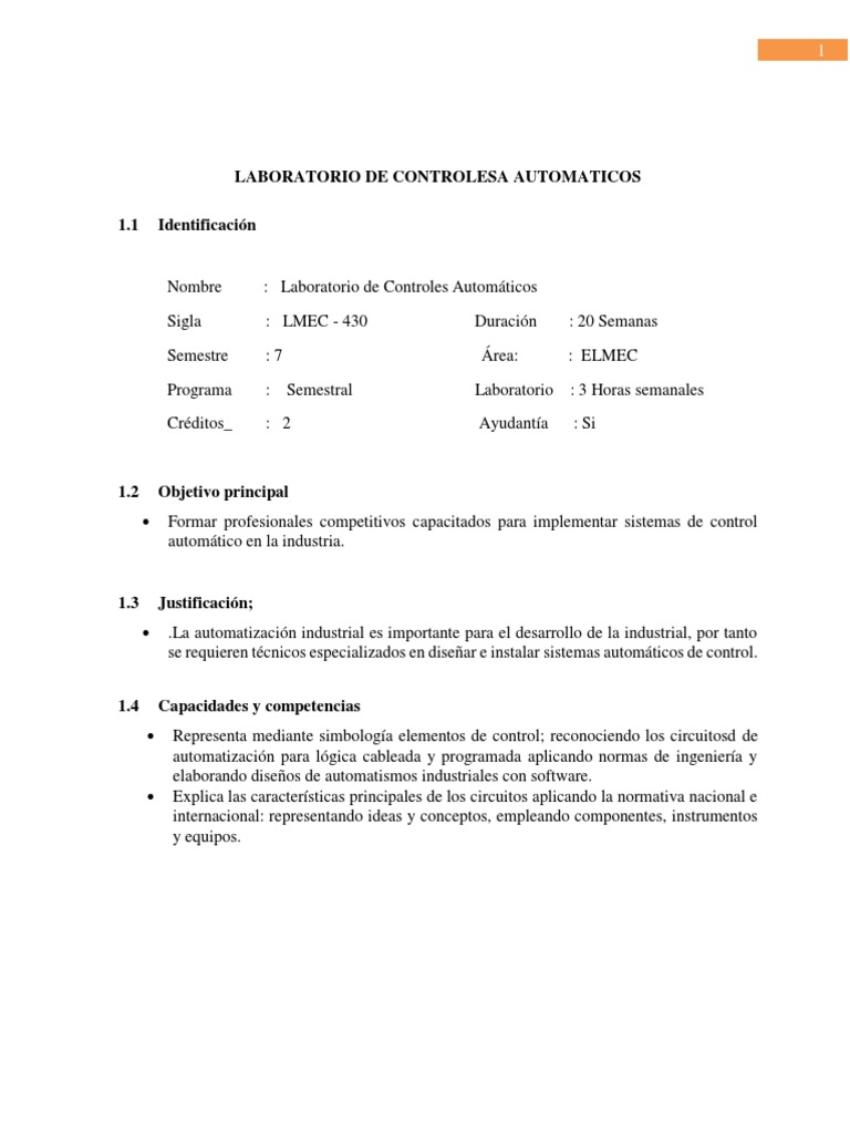 Lab Controles Automaticos | PDF | Controlador lógico programable ...