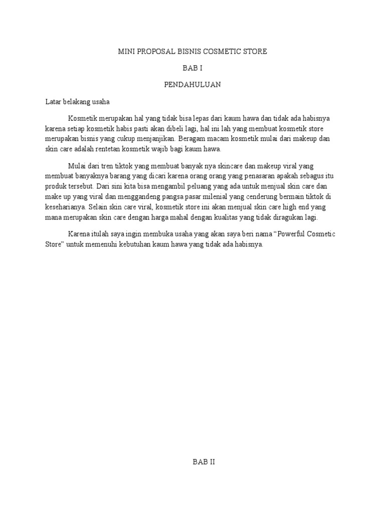 Proposal Natasha Valentine 18104012 | PDF