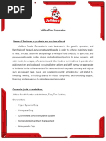 JFC Process and Operation Management | PDF | Menu | Hamburgers