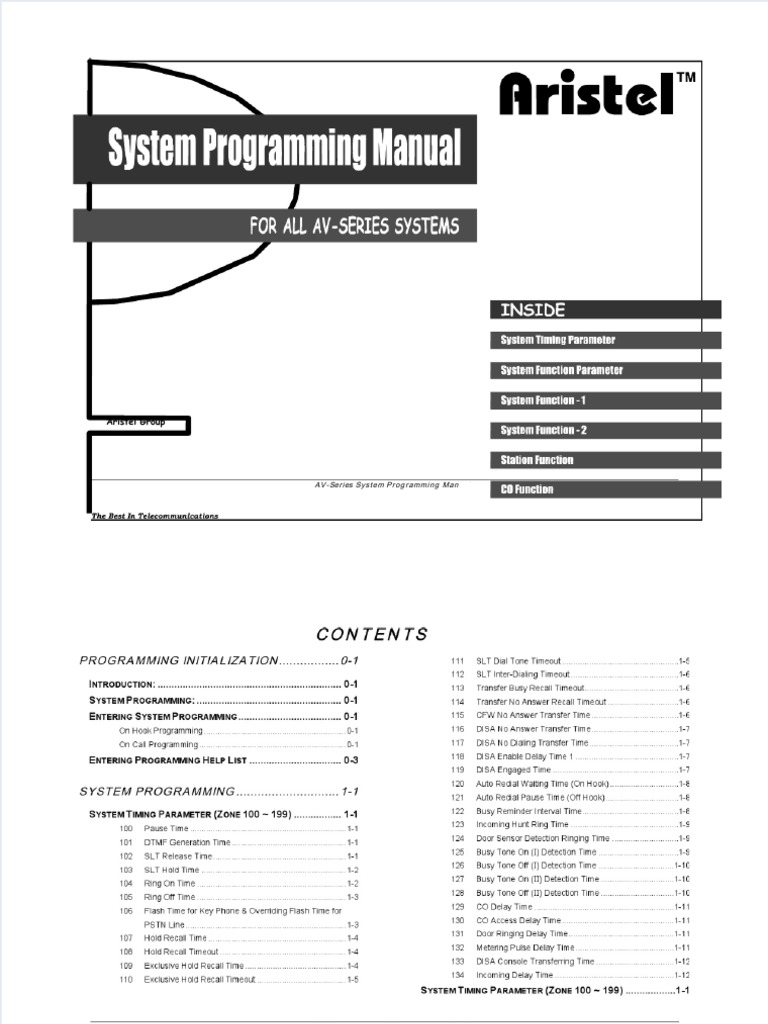 Manual Programare Ramcom Av20 | PDF | Public Switched Telephone Network | Telephone