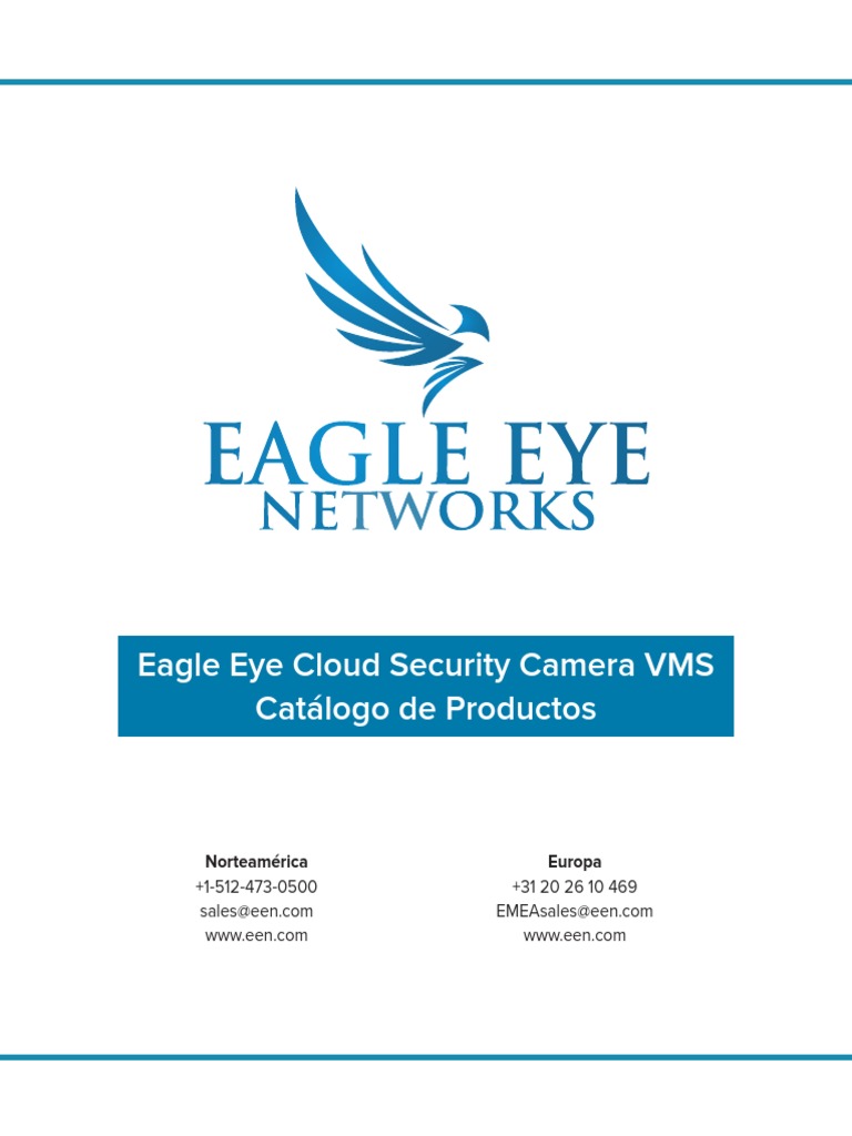 Eagle Eye Cloud Security Camera VMS Product Catalog 20180709 - ES - 1 ...