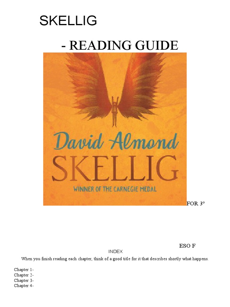 Skellig Reading Guide (Part 1) | PDF