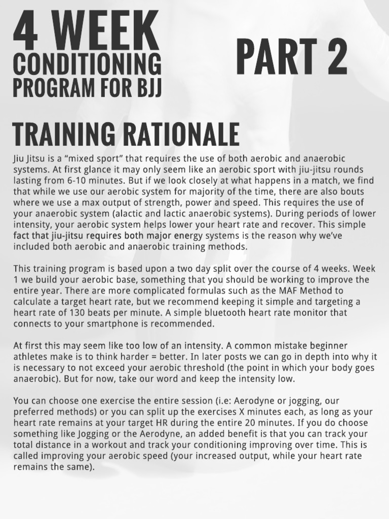 Conditioning: Training Rationale | PDF | High Intensity Interval ...