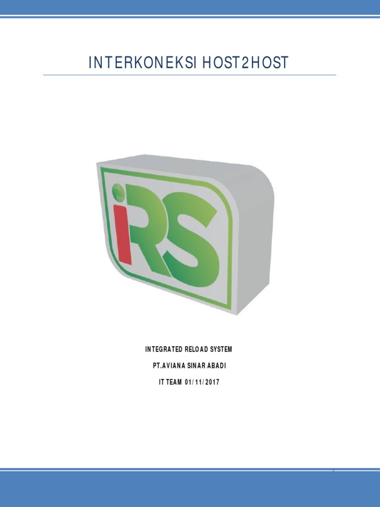 Protokol Interkoneksi Host2Host IRS | PDF