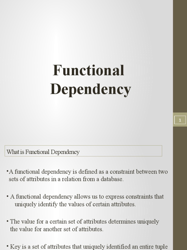 Functional Dependency: What is it and how to define, compute closure ...