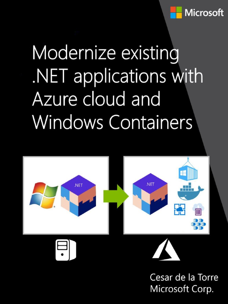 Modernize Existing .NET Applications With Azure Cloud and Windows Containers | PDF | Cloud ...