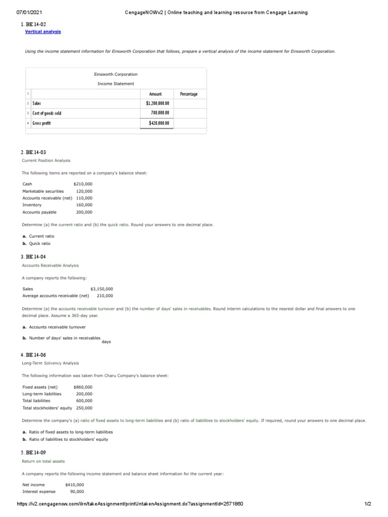 CengageNOWv2 - Online Teaching and Learning Resource From Cengage ...