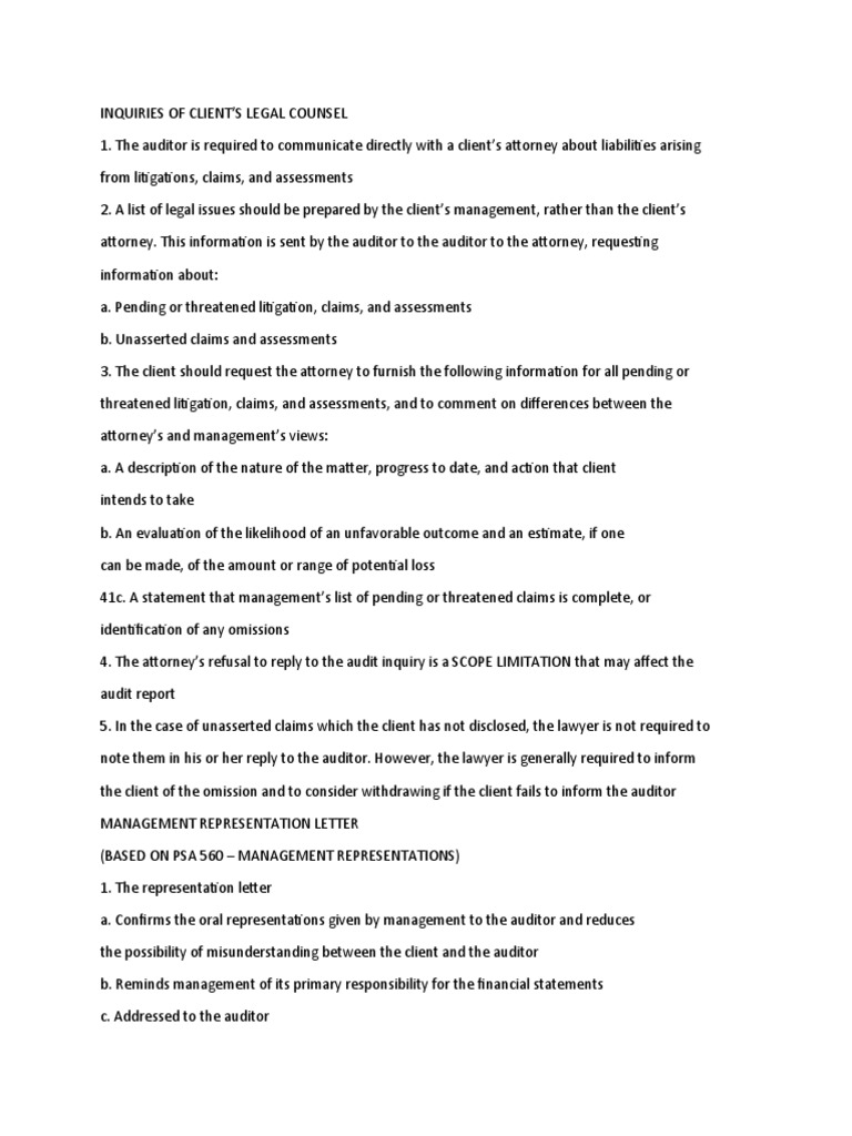 Inquiries of Client | PDF | Business | Law