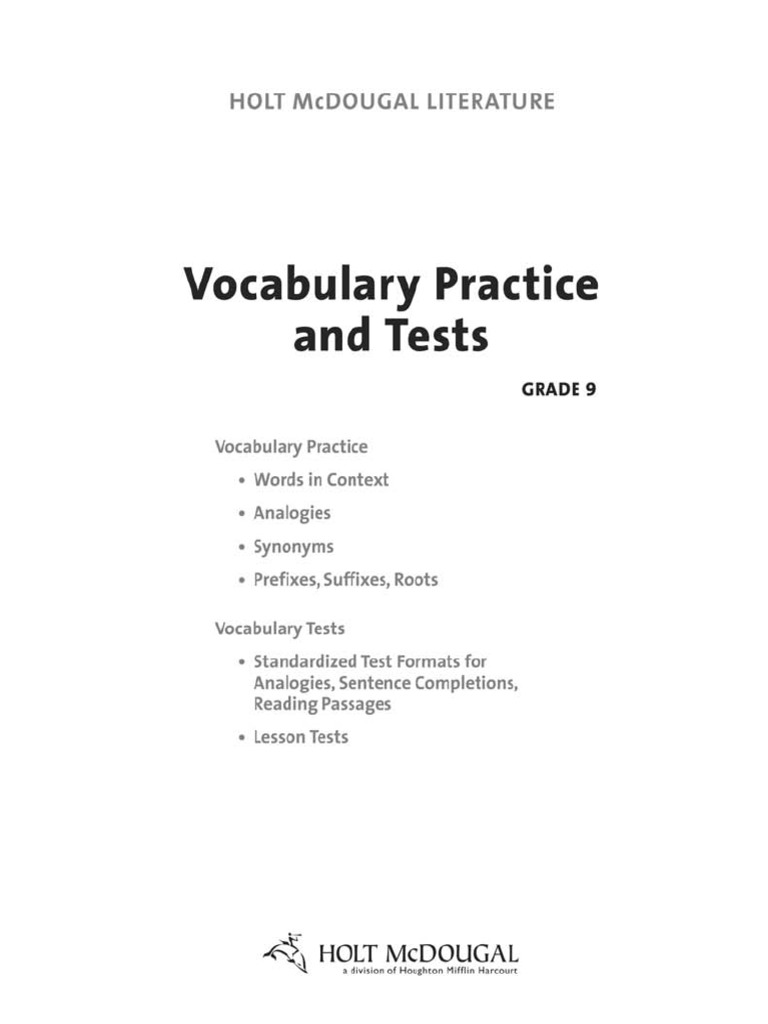 G9 Vocab Practice | PDF
