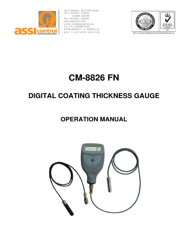 CM 8826fn Operation Manual | PDF | Chemistry | Building Materials