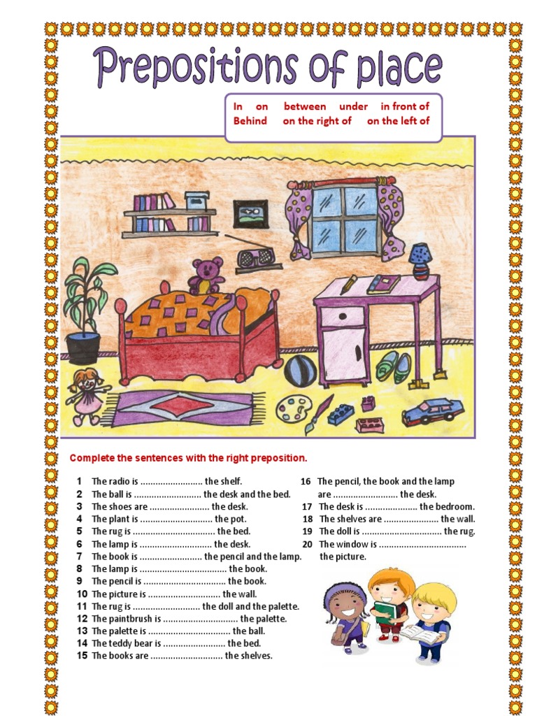 Prepositions of Place | PDF