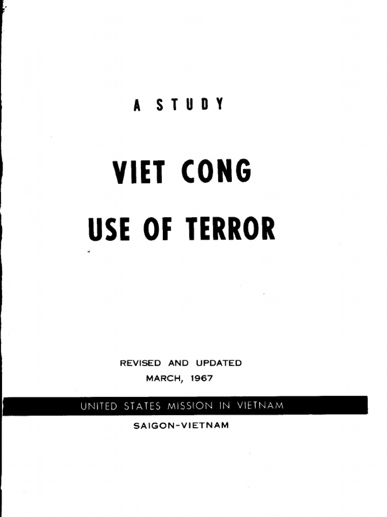 A Study Viet Cong Use of Terror | PDF | Viet Cong | Ho Chi Minh City