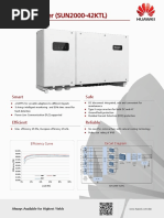 SUN2000-100kTL - 115kTL-M2 Datasheet (20220609) | PDF | Alternating Current | Power Inverter