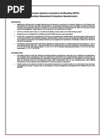 OCI-R Español Obsessive Compulsive Inventory | PDF | Sicología