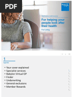 Bupa Select Key Policy Summary | PDF | Health Care | Patient