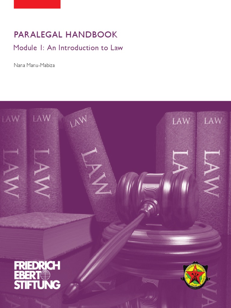 Paralegal Handbook: Module 1: An Introduction To Law | PDF | Judge ...