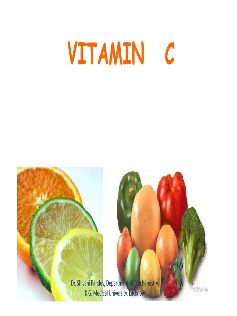 The Role and Functions of Vitamin C in the Human Body | PDF | Vitamin C ...