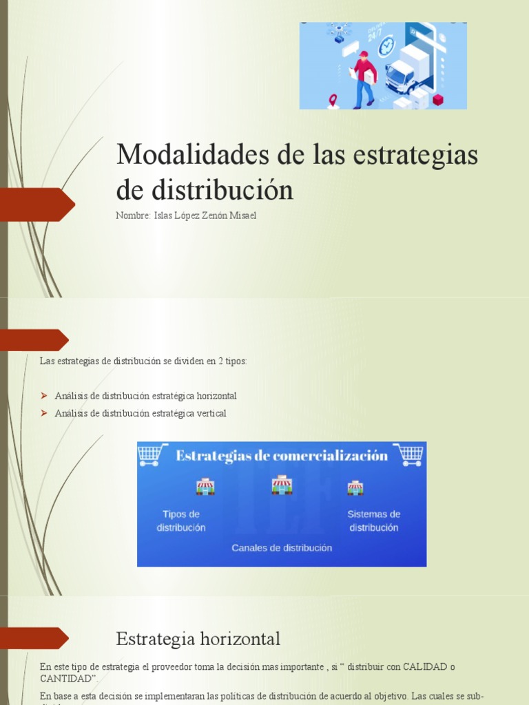 Estrategias de Distribución: Tipos y Análisis | PDF | Microeconomía ...
