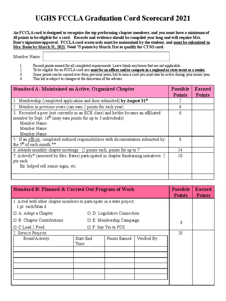 Graduation-Cord-Requirements 2021 | PDF | Business