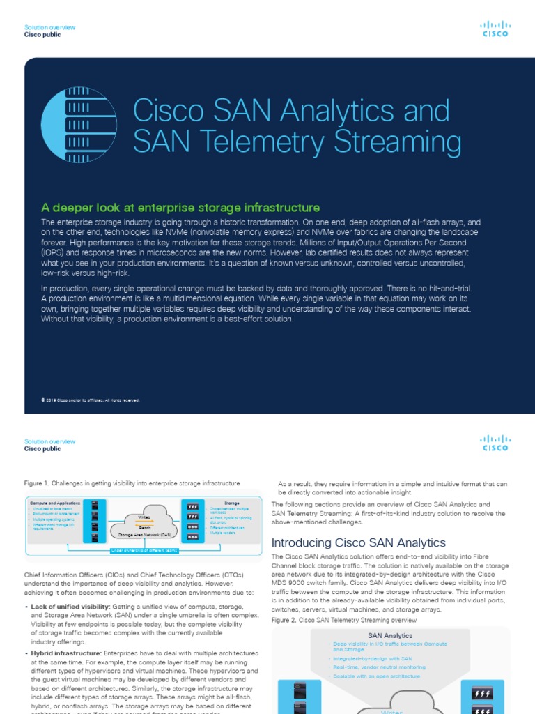 Solution Overview Telemetry | PDF | Computer Data Storage | Analytics