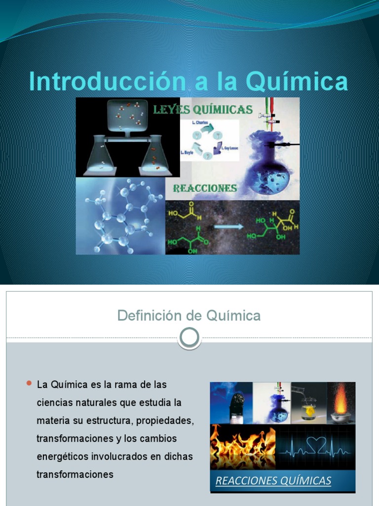 Clase 2 Introducción A La Química | PDF | Gases | Importar