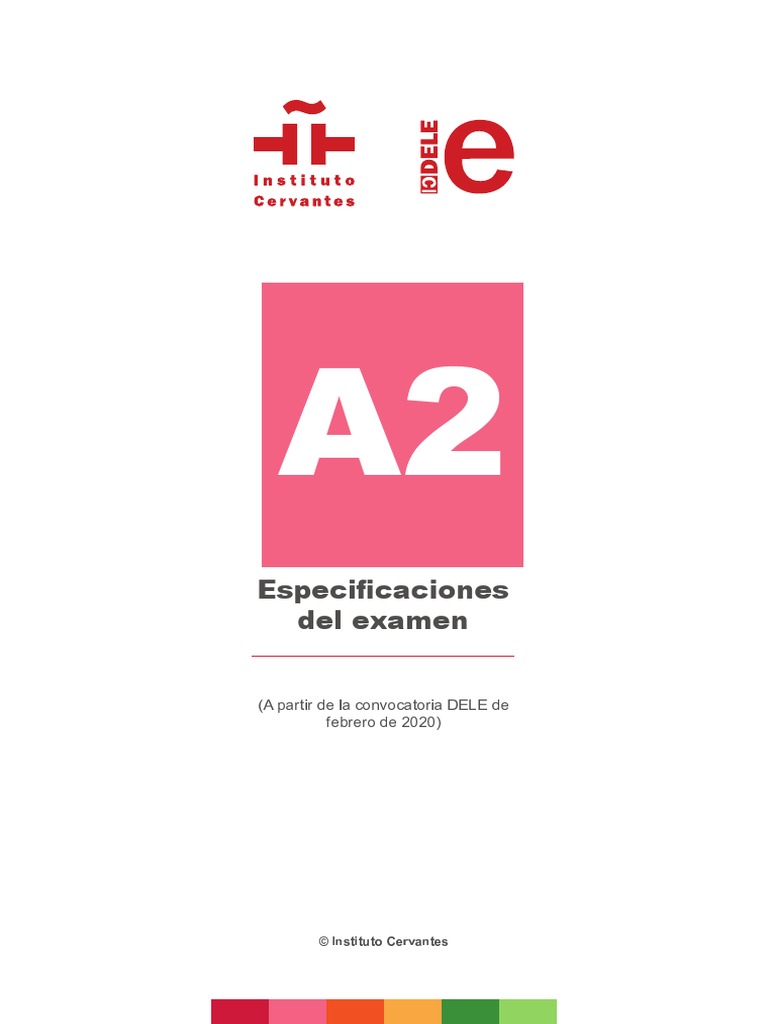 DELE A2 v2020 Especificaciones 0 | PDF