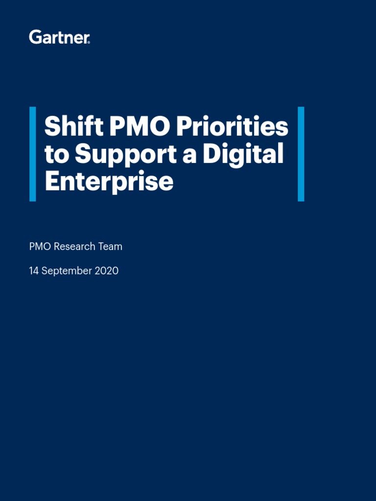 Shift PMO Priorities To Support A Digital Enterprise: PMO Research Team ...