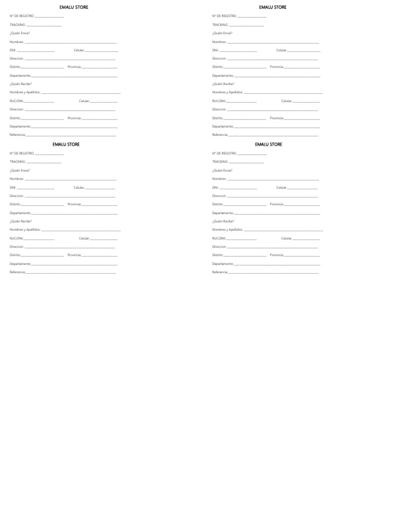 Rotulo de Envio | PDF