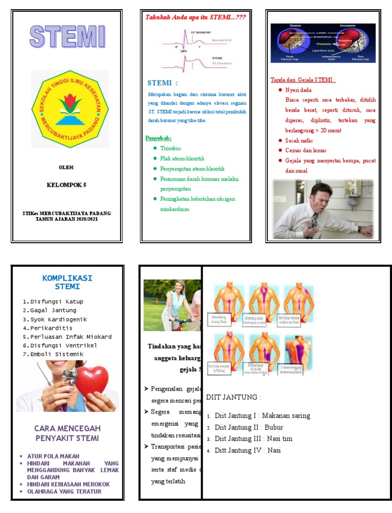 KELOMPOK 5 - Leaflet-STEMI | PDF