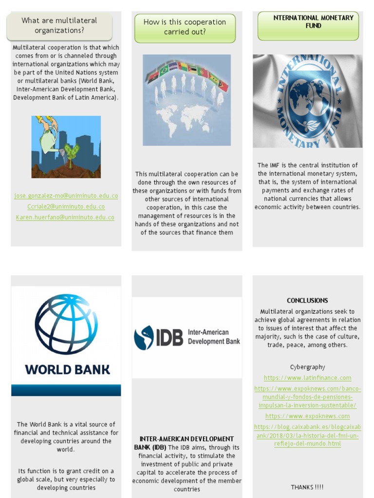 What Are Multilateral Organizations? How Is This Cooperation Carried ...
