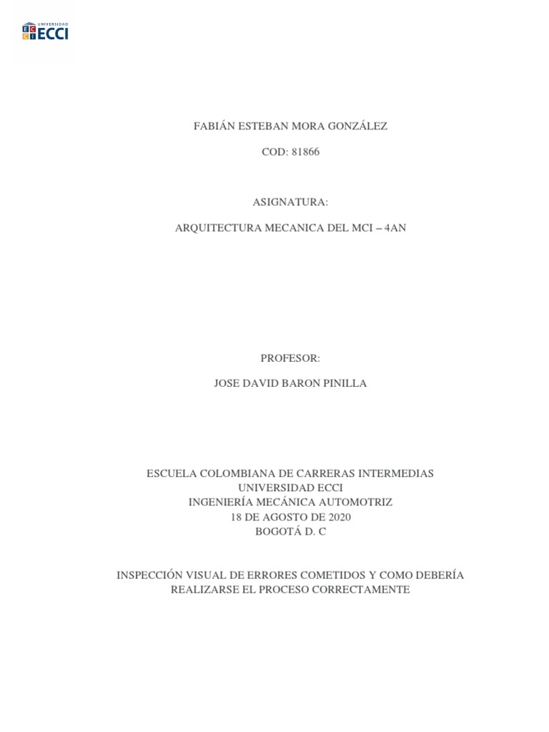 Desmontaje y Montaje de Un Mci Datsun Nissan J18 1800CC | PDF | Motores ...