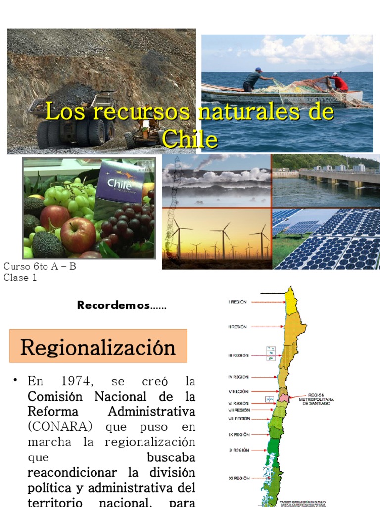 Los Recursos Naturales de Chile | PDF | Chile | Minería