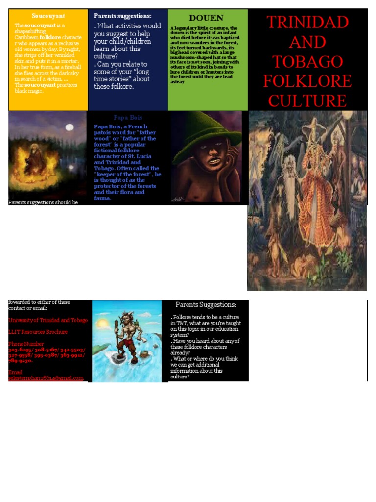 Trinidad AND Tobago Folklore Culture: Douen | PDF | Oral Tradition ...