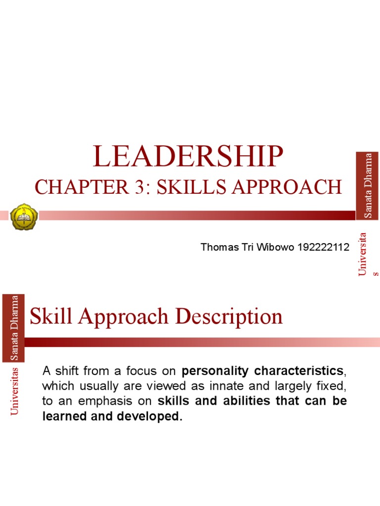 Skills Approach to Leadership Development | PDF | Competence (Human ...