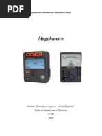 Uso y partes del Megger en mediciones | PDF | Aislador (Electricidad ...