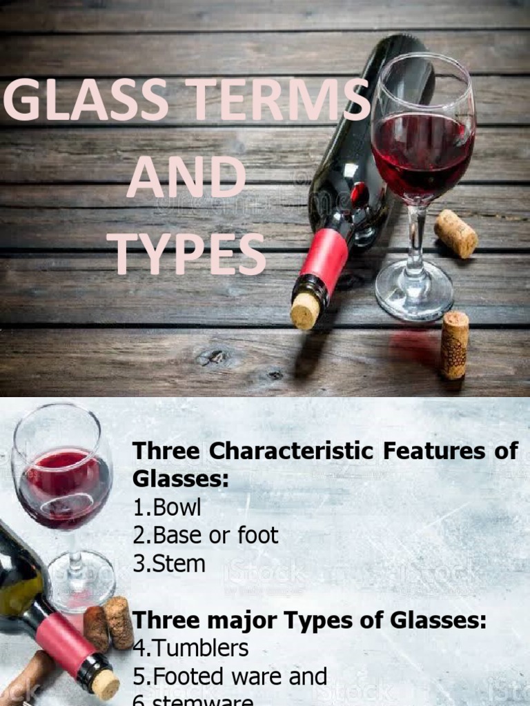 Glass Terms AND Types | PDF | Glasses | Point Of Sale