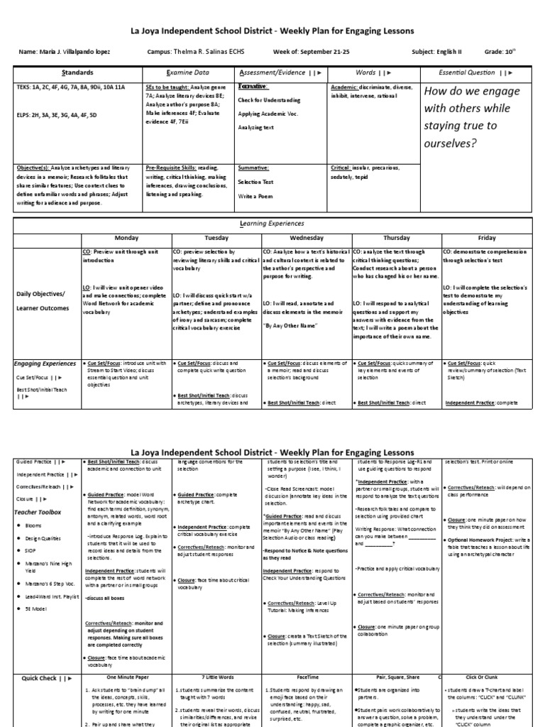 How Do We Engage With Others While Staying True To Ourselves? | PDF ...