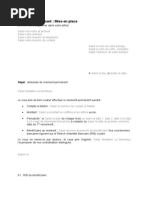 Lettre Demande Virement Bancaire | PDF | Virement bancaire | Bancaire