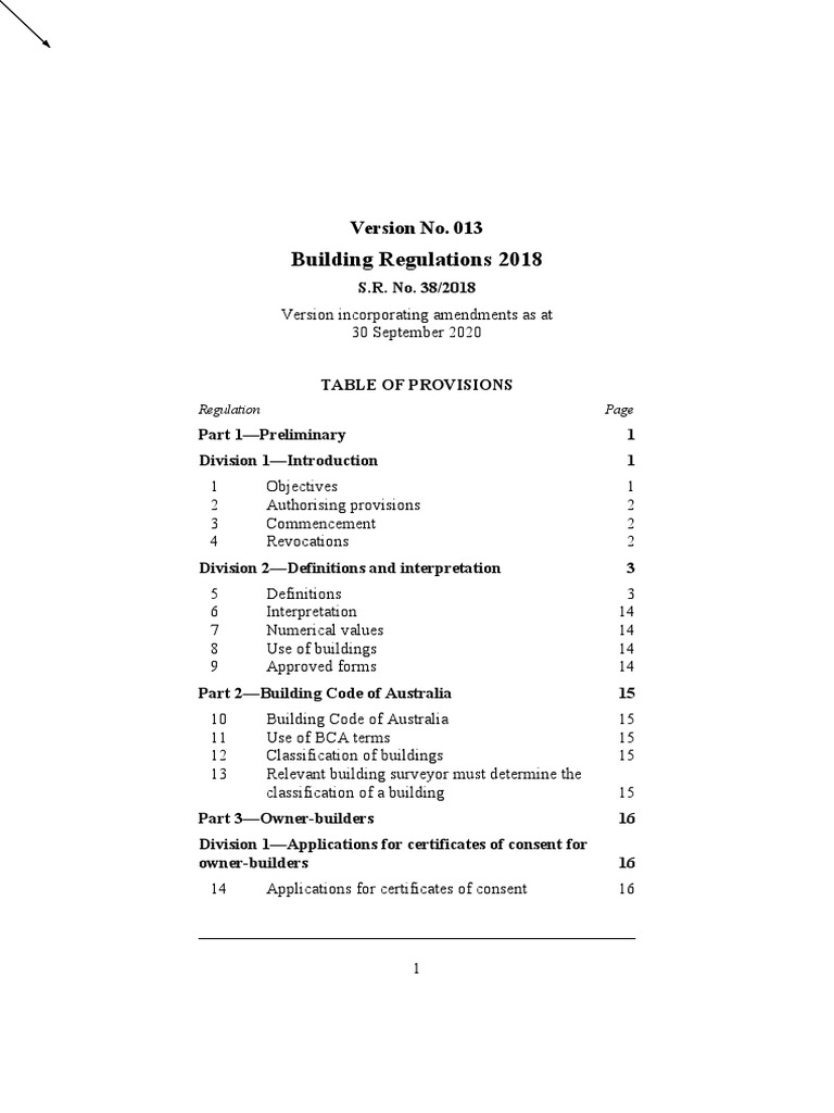 Building Regulations 2018 | PDF | Safety | Regulatory Compliance
