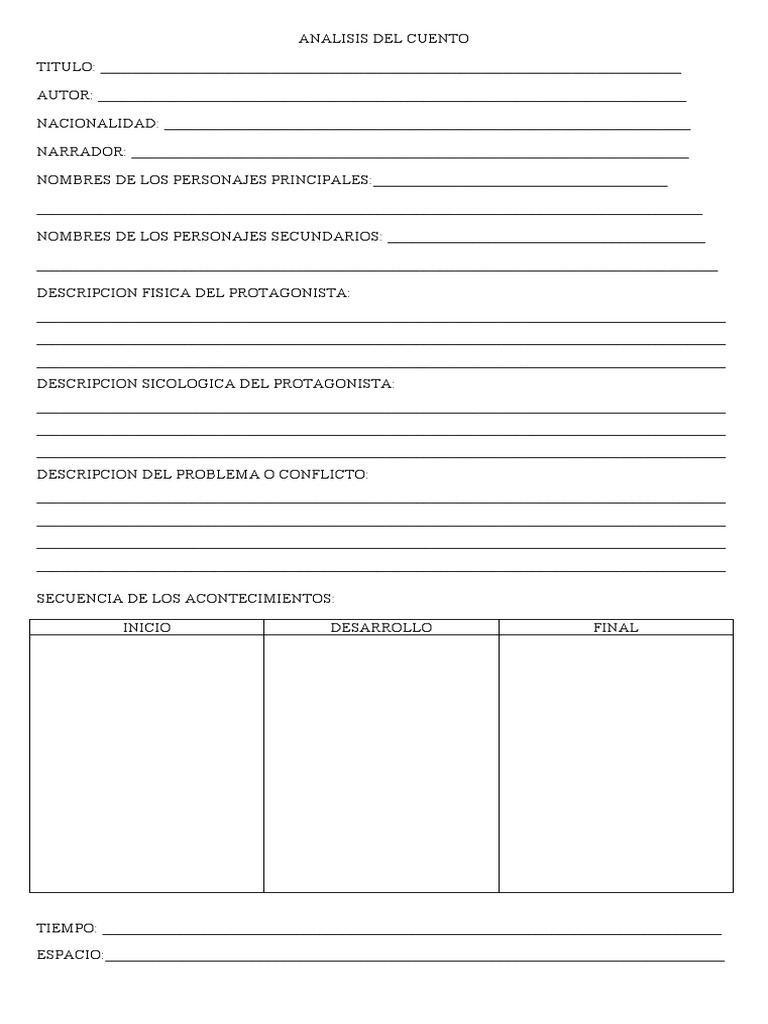 Analisis Del Cuento | PDF | Negocios | Informática