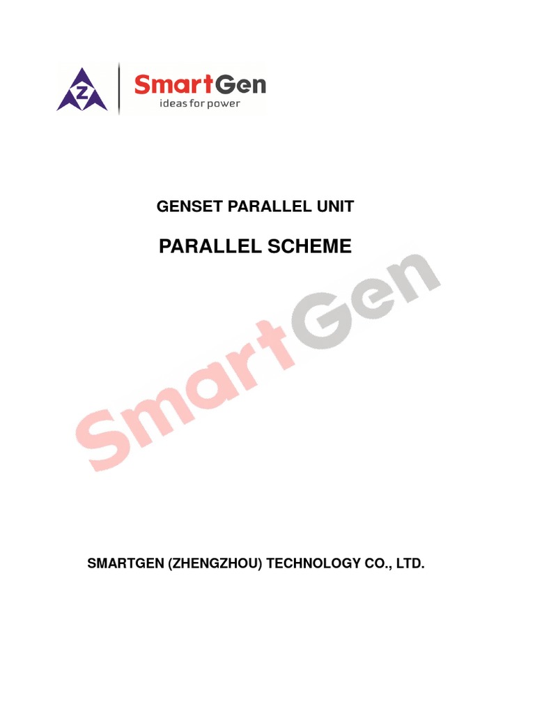 Genset - Parallel Scheme - en | PDF | Trademark | Electrical Engineering