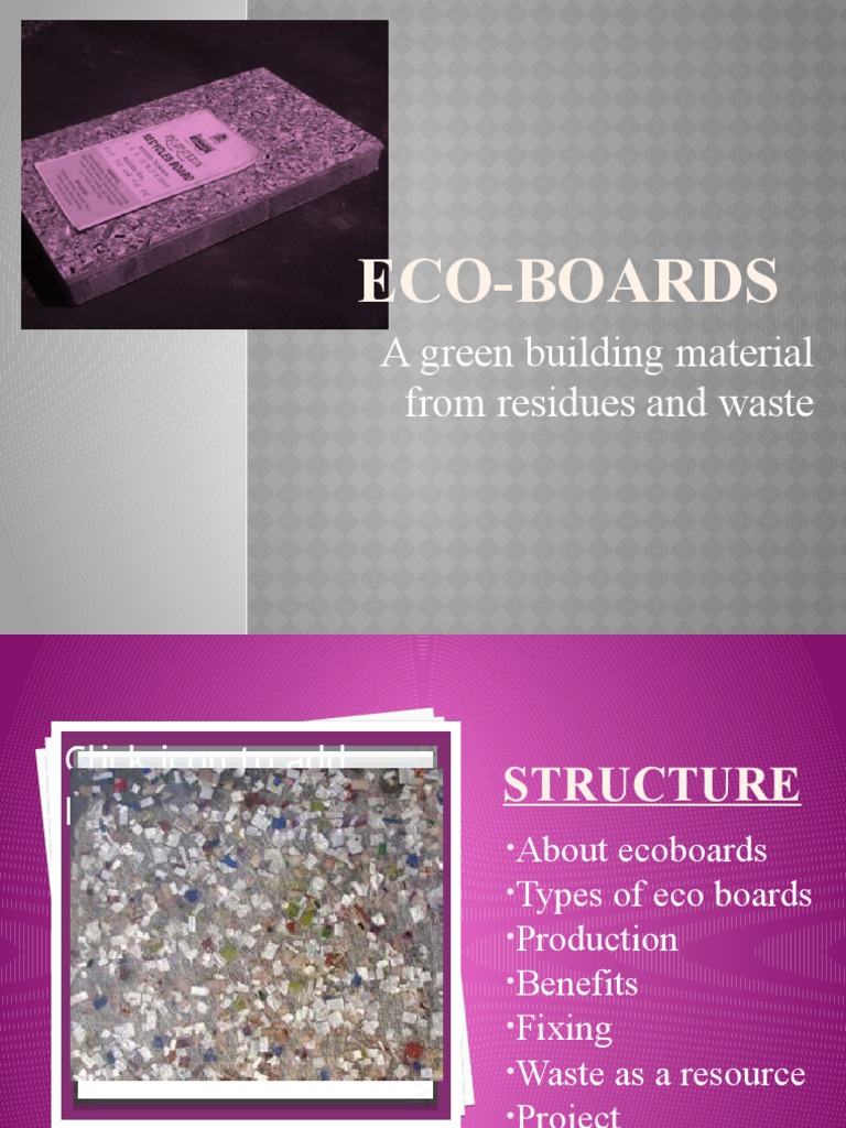 Eco Boards | PDF | Materials | Building Engineering