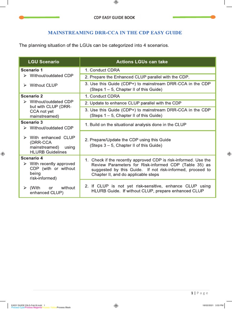 CDP Easy Guide | PDF | Sustainability | Natural Environment