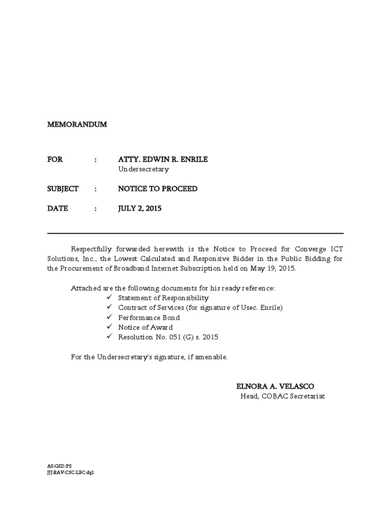 Cover Letter For NTP Format | PDF