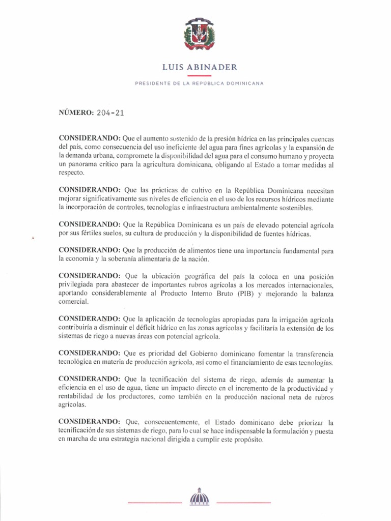 Decreto 204 21 Pdf
