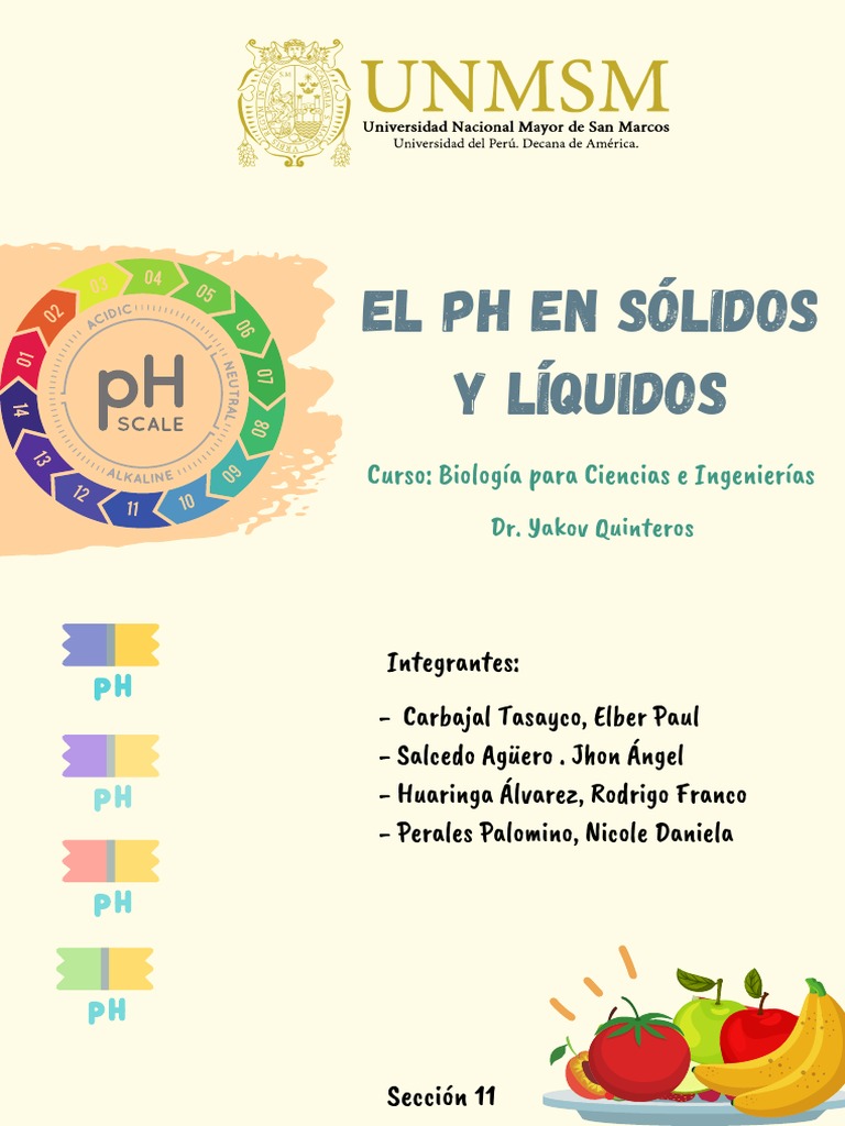 Determinación del pH en Sólidos y Líquidos | PDF | Ph | Química