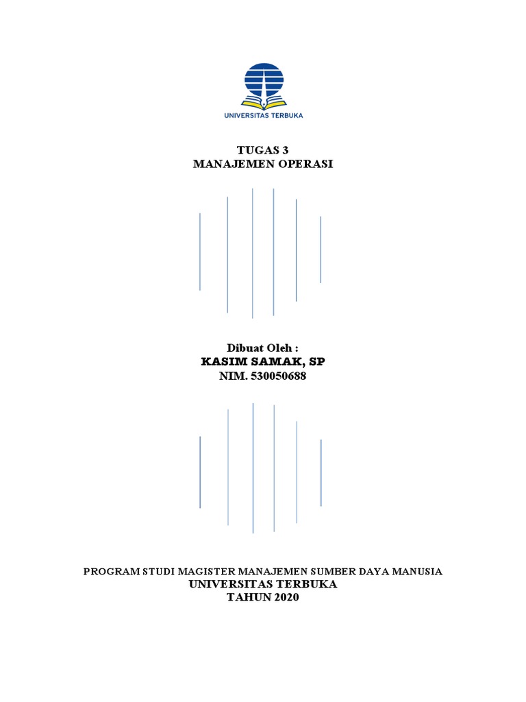 Tugas 3... Manajemen Operasi | PDF