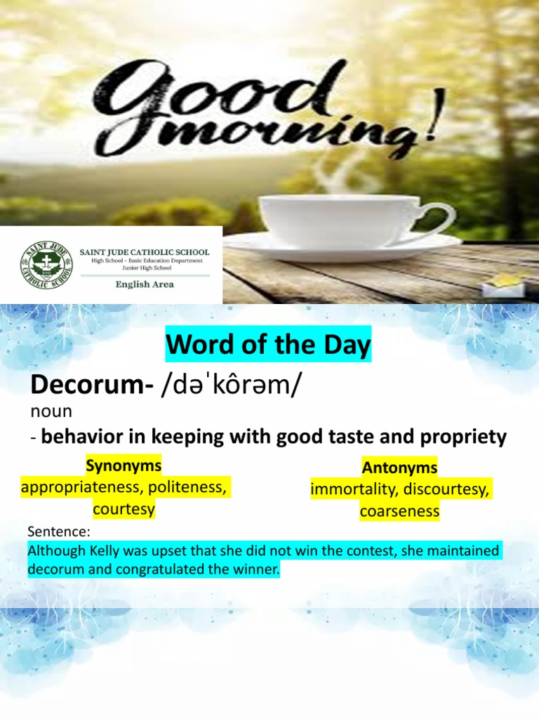 Understanding Decorum and Speech Types | PDF | Languages | Language ...