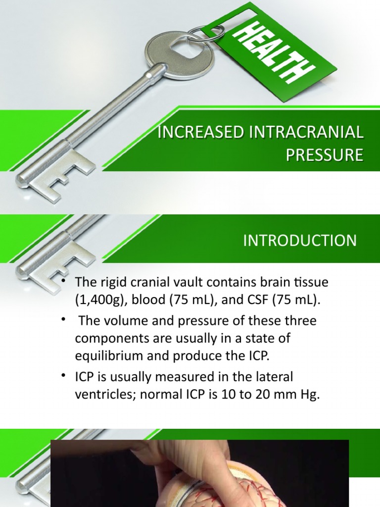 Increased ICP & ICS | PDF | Cerebrospinal Fluid | Diseases And Disorders