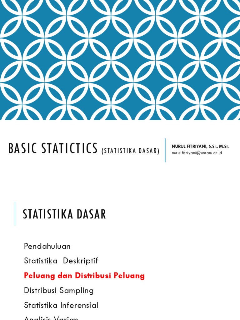 Basic Statistics - 5 - Binomial Distribution | PDF | Metode & Bahan Ajar